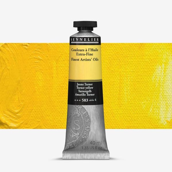 Sennelier Extra-fine Oil colour Tube 40 ml - 1,35 fl oz S4 - Turner yellow