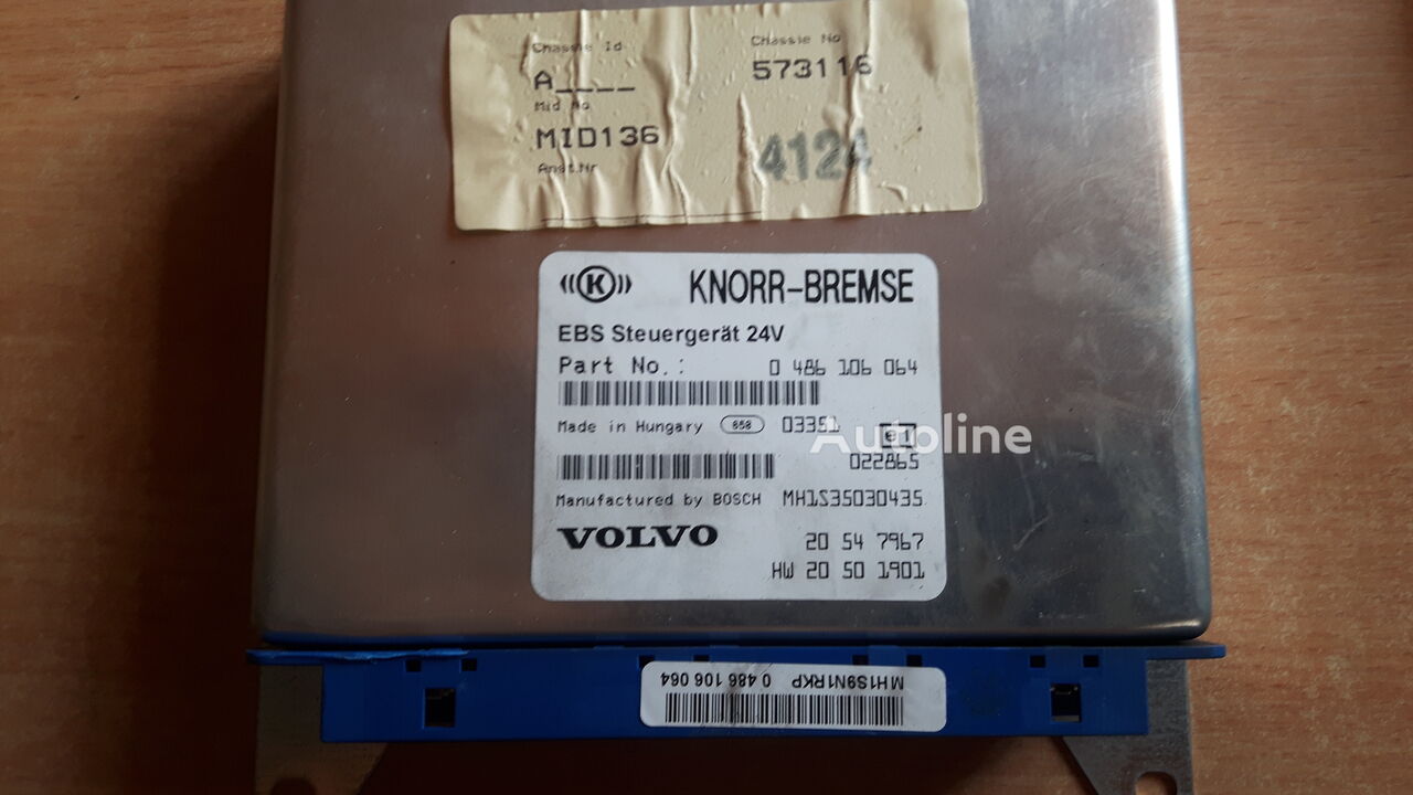 Knorr-Bremse 20547967 upravljačka jedinica za Volvo FH12 kamiona