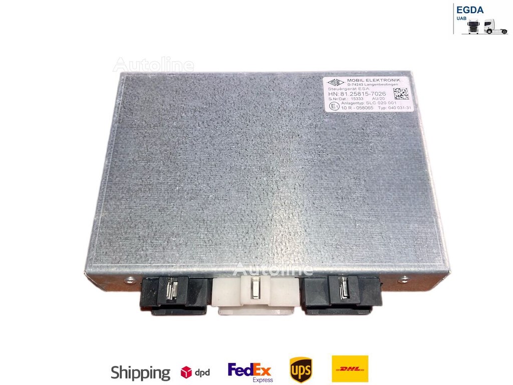 Mobil elektronik ELECTRONIC ESA 81.25815-7026 upravljačka jedinica za MAN tegljača