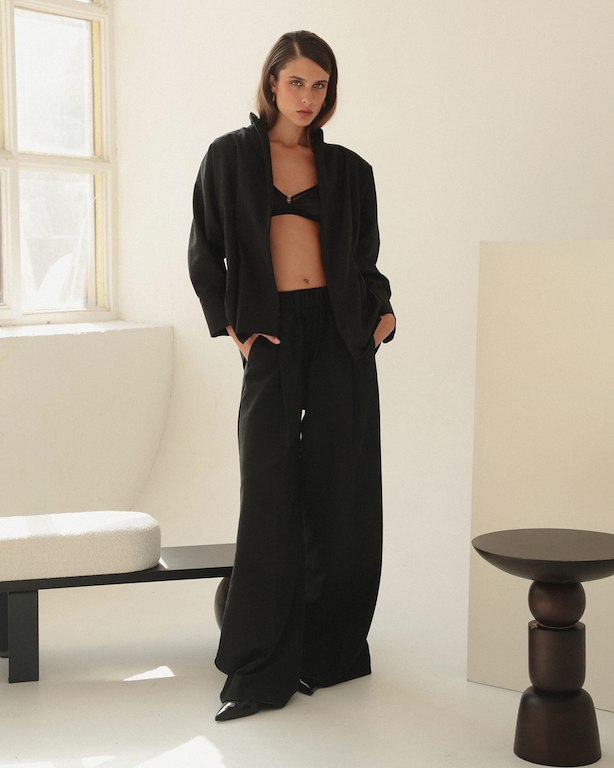dina trousers black
