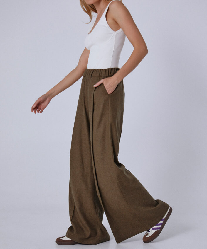 khaki brown trousers