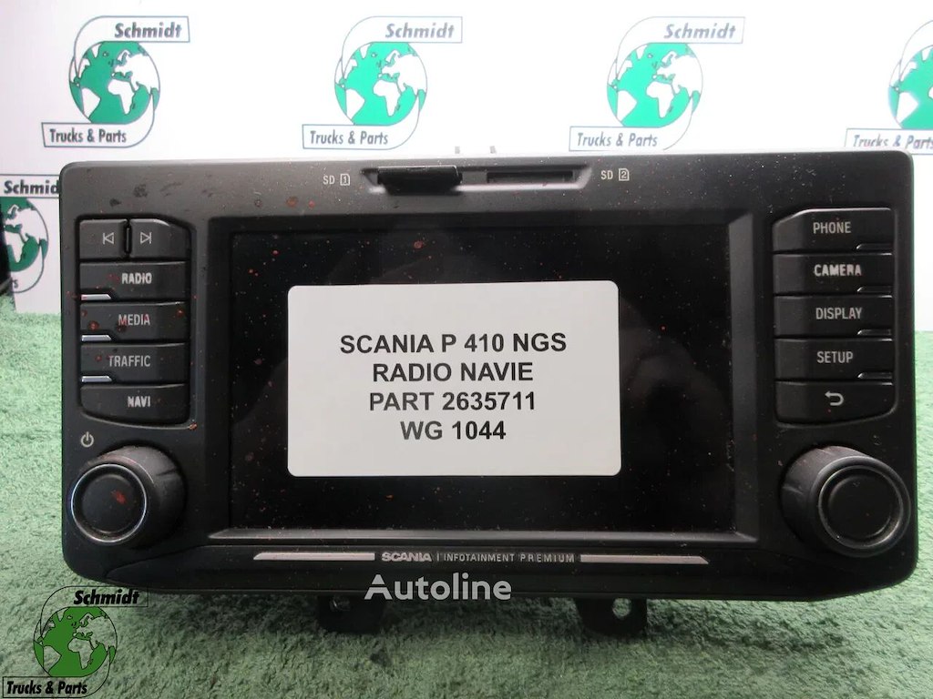 Scania RADIO NAVIE P 410 EURO 6 NGS MODEL 2021 2635711 za kamiona