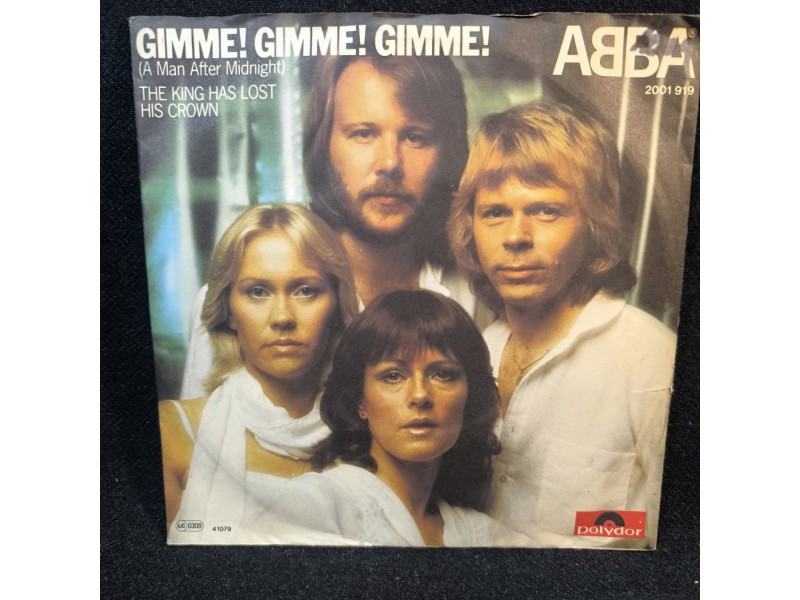 Abba - Gimme Gimme Gimme 7"singl