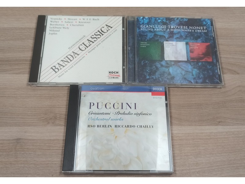 Lot 3 CD klasične muzike