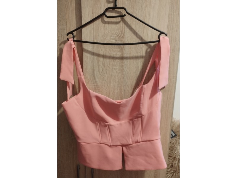 River Island top KORSET Barby roze