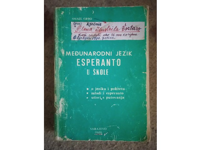 Međunarodni jezik Esperanto u škole - Smail Grbo
