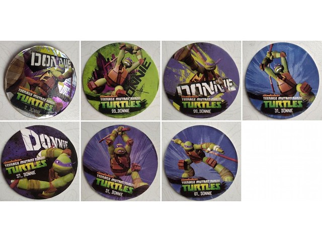 (CH) Chipicao tokeni Nindža kornjače TMNT Donnie 7 kom