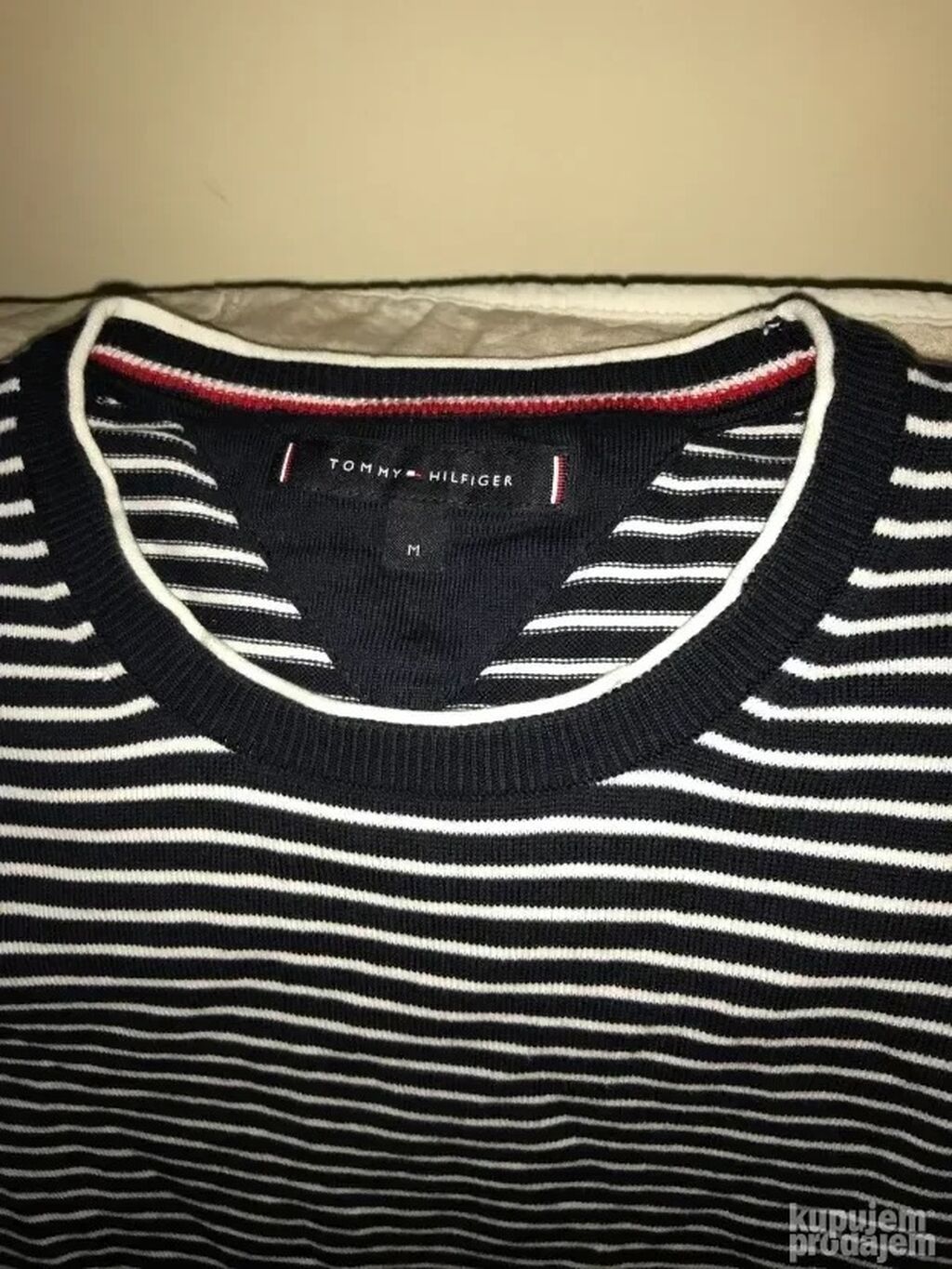 Original Tommy Hilfiger dzemper M KAO NOV 100% cotton Ramena 46/47cm