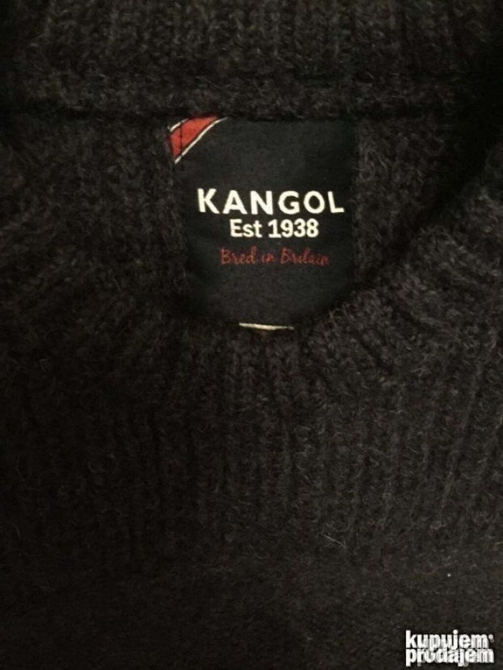 Original KANGOL dzemeper M NOV 100% Shur wolle ( cista vuna )
