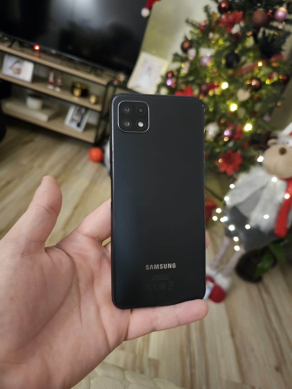 Samsung Galaxy A22, 64 GB, bоја - Crna, Otisak prsta