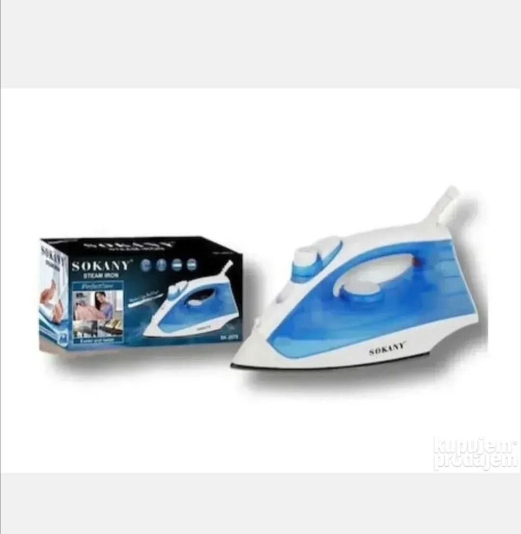 Pegla Sokany 1400w steam iron Dužina kabla (m) 1.8 Snaga (W) 1400