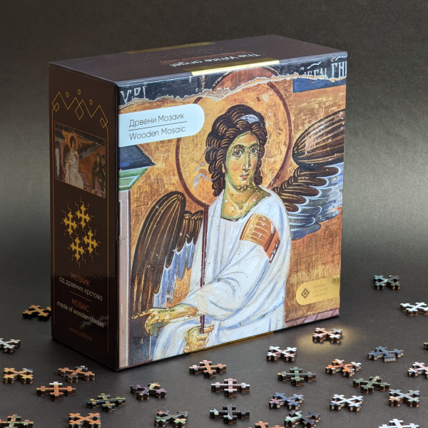 PUZZLE drvene, freska Beli anđeo, 1000 delova