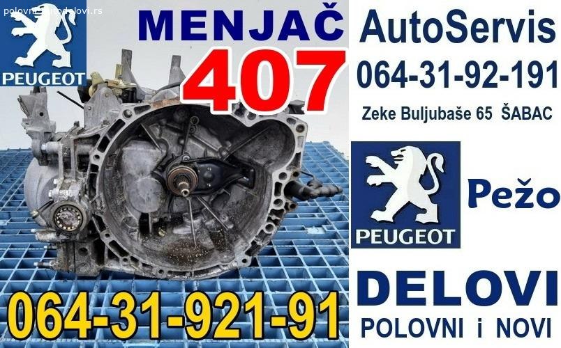MENJAČ Pežo 407 Peugeot