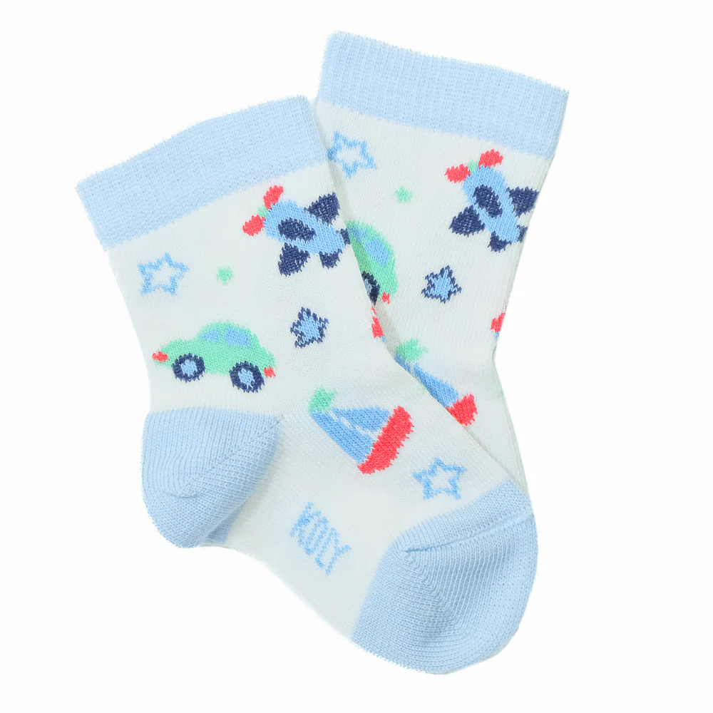 Cars and airplanes socks