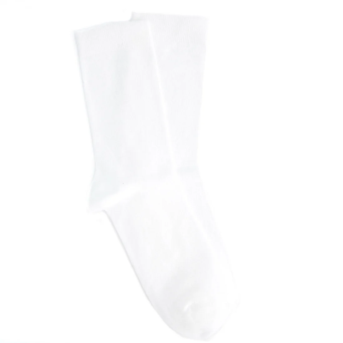 Plain white socks for women