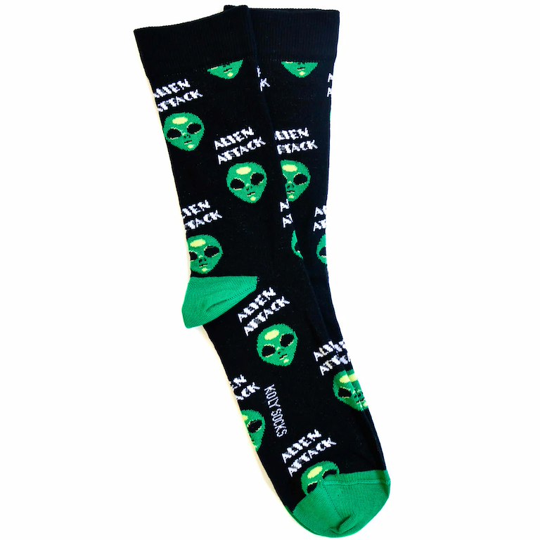 Alien attack socks
