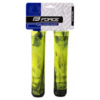 RUCKE KORMANA GRIPOVI FORCE BMX145MM GUMENI, CRNO-FLUO