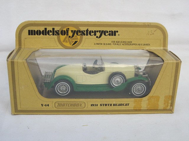 matchbox models of yesteryear stutz bearcat