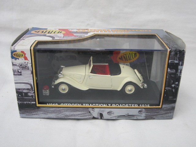 1:43 atlas citroen traction 7 roadster