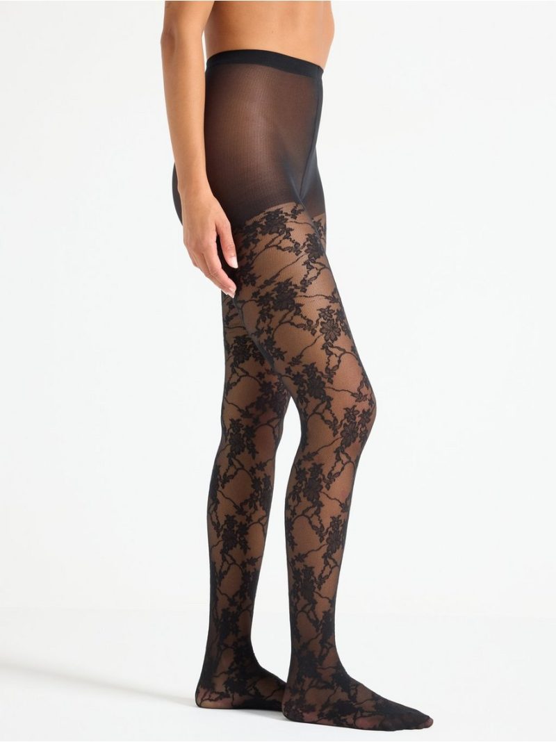 Helanke – Tights in lace 30 denier