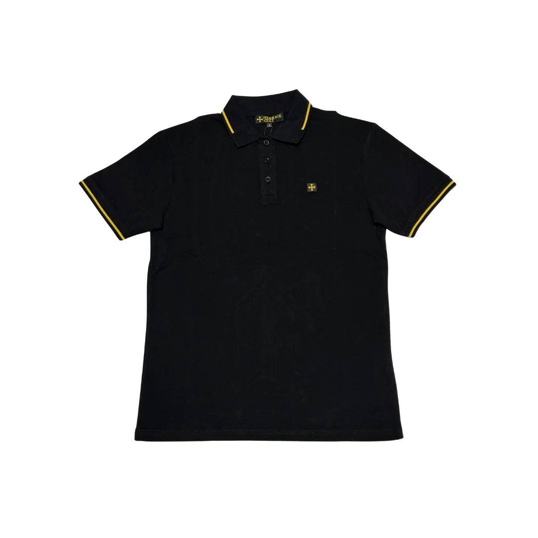 Terrace Cult Premium polo majica crno žuta