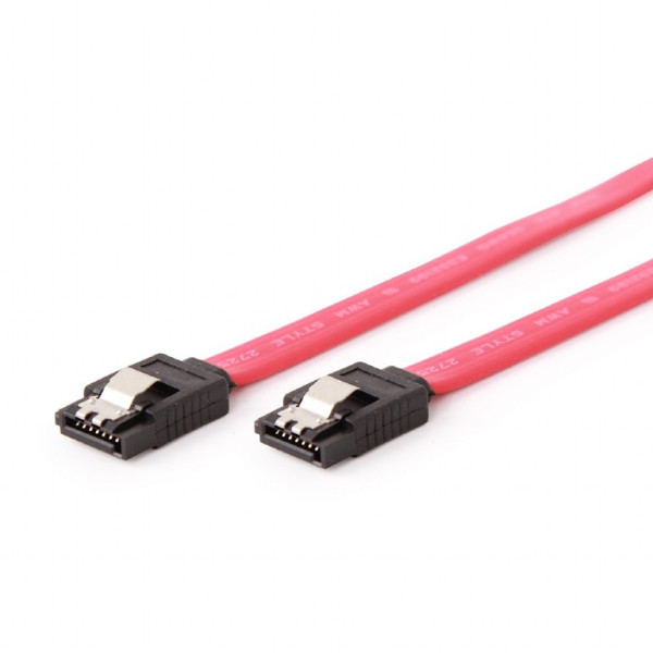 Serial ATA III 30 cm data cable, metal clips, bulk packing ( CC-SATAM-DATA-0.3M )