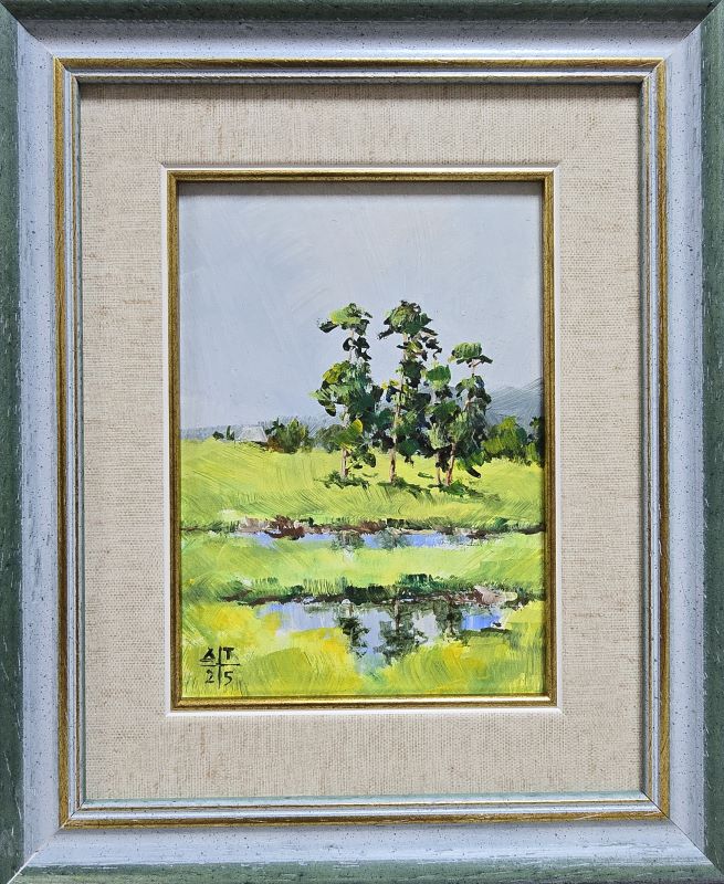 Zlatibor 1, Dragan Tasić, akril na lesonitu, sa 28×23 cm, bez 17×13 cm, sertifikat, 6490 dinara