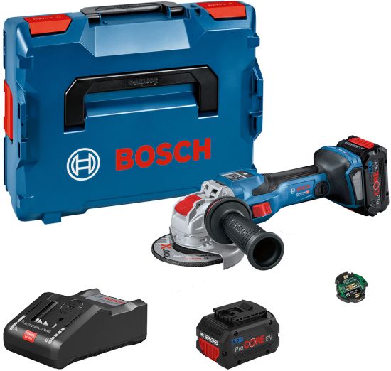 Akumulatorska ugaona brusilica Bosch GWX 18V-15 SC; 2 x ProCORE 18V 8,0Ah; 125mm; X-LOCK; L-Boxx (06019H6501)