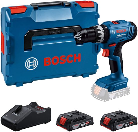 Akumulatorska vibraciona bušilica - odvrtač Bosch GSB 18V-25; 18V 2x2,0Ah + L-BOXX (06019K9302)