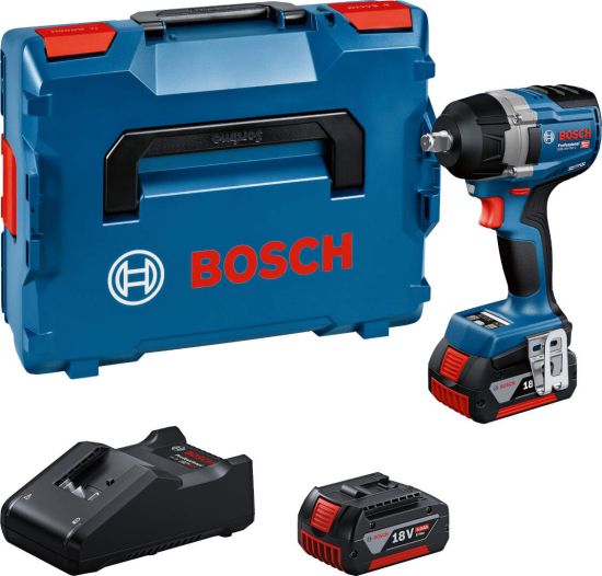 Akumulatorski udarni odvrtač Bosch GDS 18V-750 C; 2x5,0Ah + punjač + L-BOXX 136 (06019L9003)