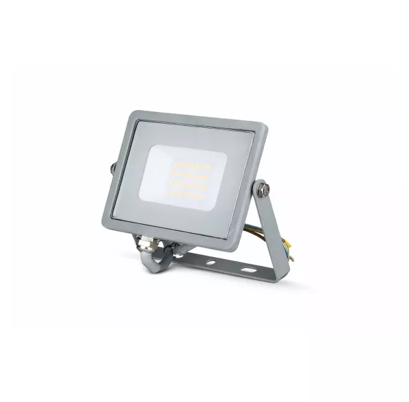 LED reflektor 20W 4000K 1600lm Samsung diode sivi IP65 V-TAC