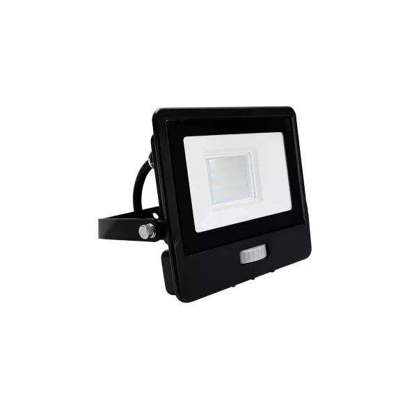 LED reflektor 20W SENZOR 6500K crni V-TAC