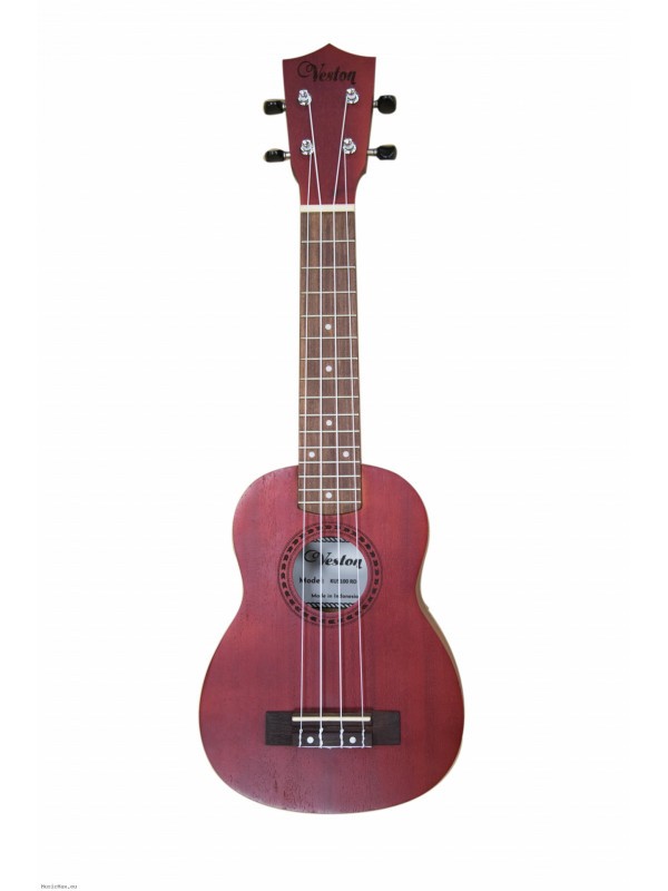 Veston KUS100-RD Ukulele sopran veličina Crvena boja