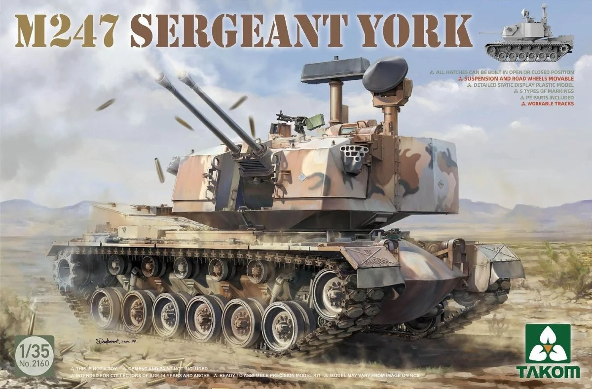 TAKOM 1/35 M247 Sergeant York