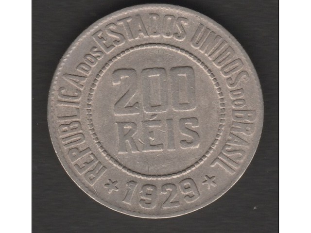 200 Reis - 1929 - Brazil