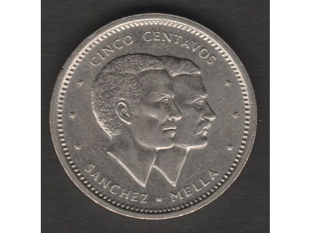 5 Centavos-1987-Dominican Republic-Dominikanska republi