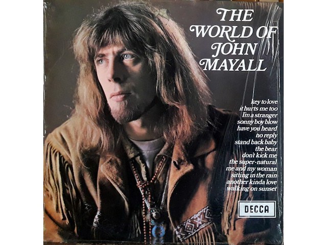 LP*: JOHN MAYALL - THE WORLD OF JOHN MAYALL, UK 1970 VG