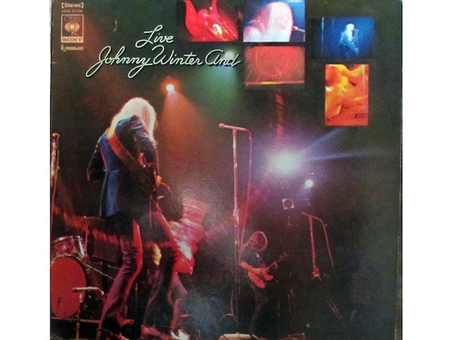 LP*: JOHNNY WINTER AND - LIVE (JAPAN 1971) VG+/NM