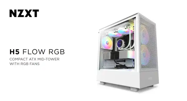 NZXT H5 Flow RGB kućište belo (CC-H51FW-R1)