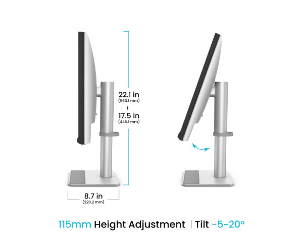 BENQ 27 inča MOBIUZ EX271 LED 4K Nano UHD 3840x2160 IPS monitor sivi