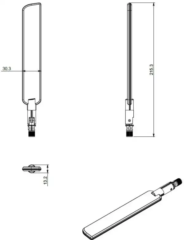 MikroTik HGO-LTE-W LoRa/LTE antena