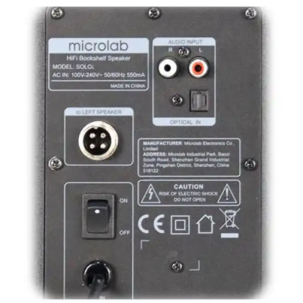 Microlab SOLO4 Aktivni drveni zvucnici 2.0 60W RMS (20W+10W)*2 4+0,75, Bluetooth, Optical, 2RCA