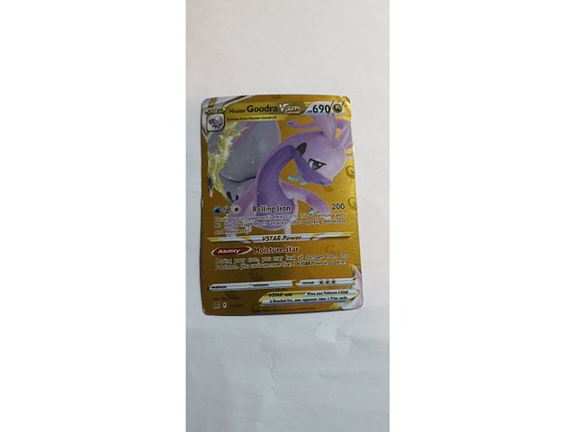 Pokemon kartice Hisuian Goodra VSTAR