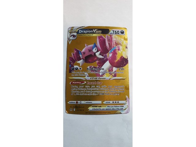 Pokemon kartice Drapion VSTAR