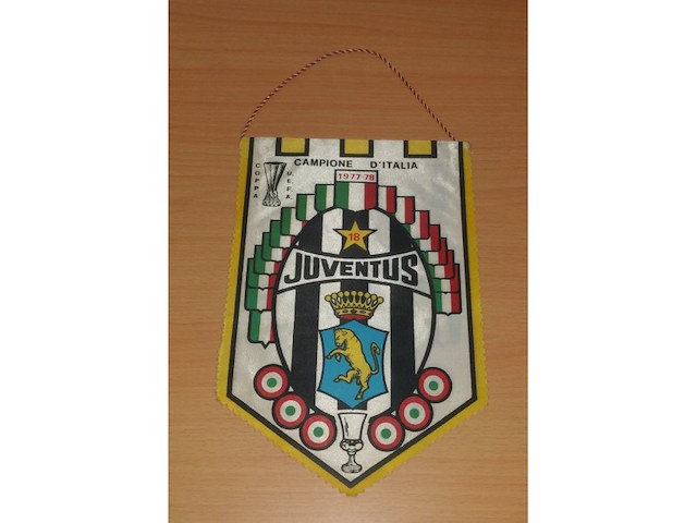 JUVENTUS 1978 ZASTAVA 24x16 cm