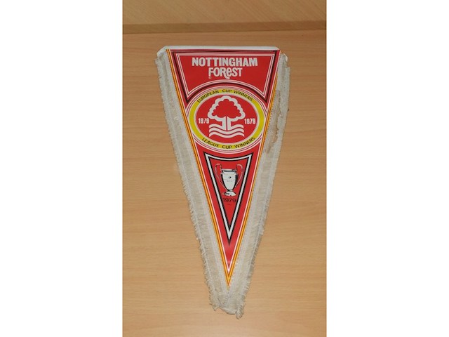 Nottingham Forest 1979 zastava 39x19 cm