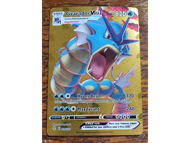 Pokemon kartice Gyarados VMAX (029/203)