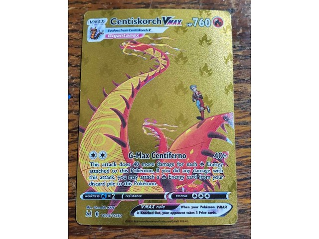 Pokemon kartice Centiskorch VMAX
