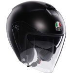 AGV KACIGA JET IRIDES MONO MAT CRNA
