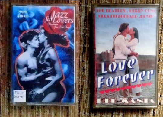 2 originalne kasete: Jazz for Lovers, Love Forever